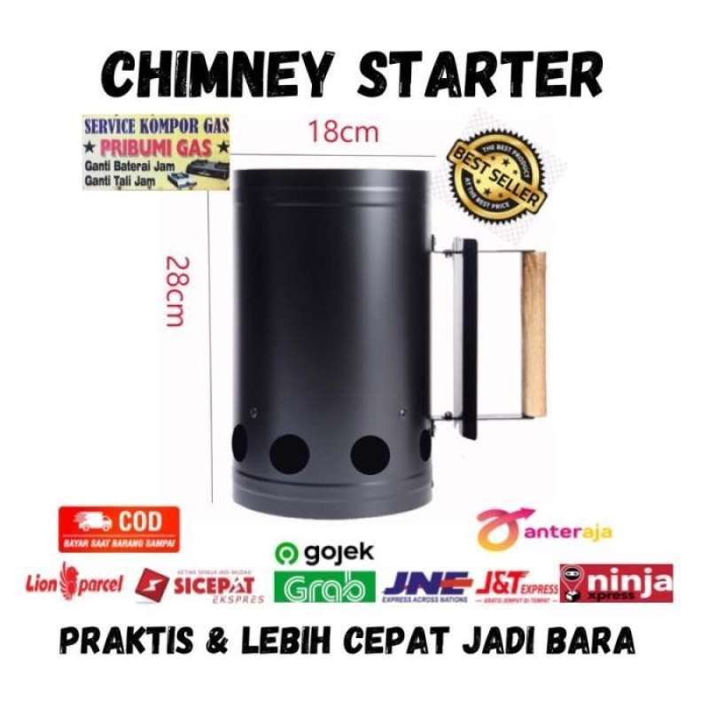 Promo Produkchimney Charcoal Starter Panggangan Arang Bbq Praktis Dan ...