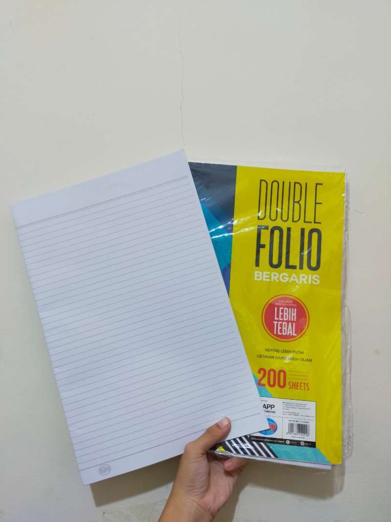 Jual Kertas Folio Bergaris / Folio Lembaran di Seller Copy & Go ...