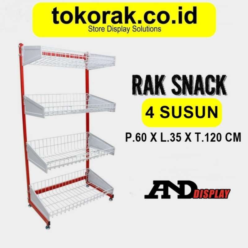 Jual Rak Snack Keranjang Minimarket Supermarket Basket Roti Sabun Chiki ...