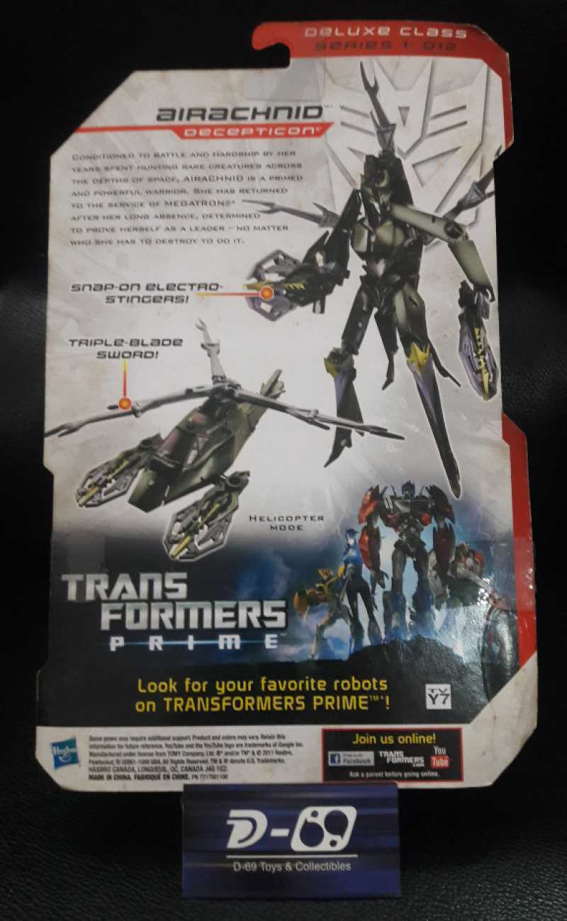 Promo Hasbro Transformers Prime (tfp) Deluxe Airachnid Diskon 23% Di ...