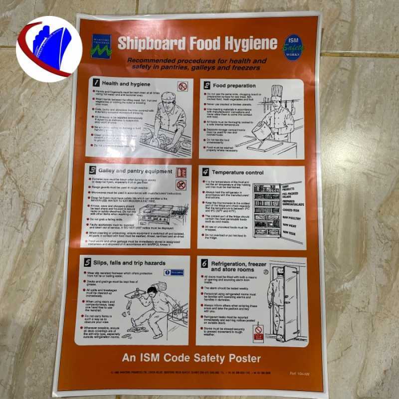 Promo Safety Poster Shipboard Food Hygiene Impa Code 331544 Diskon 23% ...
