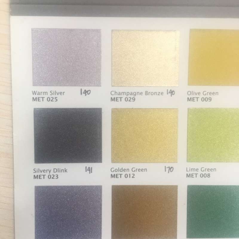 Jual Nippon Paint Metallic Collection Semua Warna 0,9L special effect CCPRO di Seller Grand ...