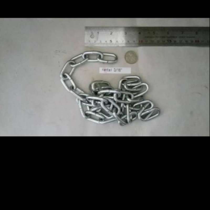 Jual Rantai Besi Galvanis 3/16 5mm 1meter Di Seller Elyn_shop - 20 Ilir ...