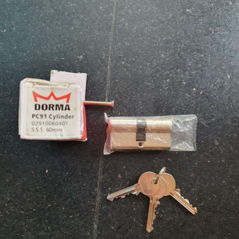 Promo Cylinder Dorma 60 Mm Sn Kunci Silinder Pintu 60mm Diskon 23% Di Seller Rabatan Store ...