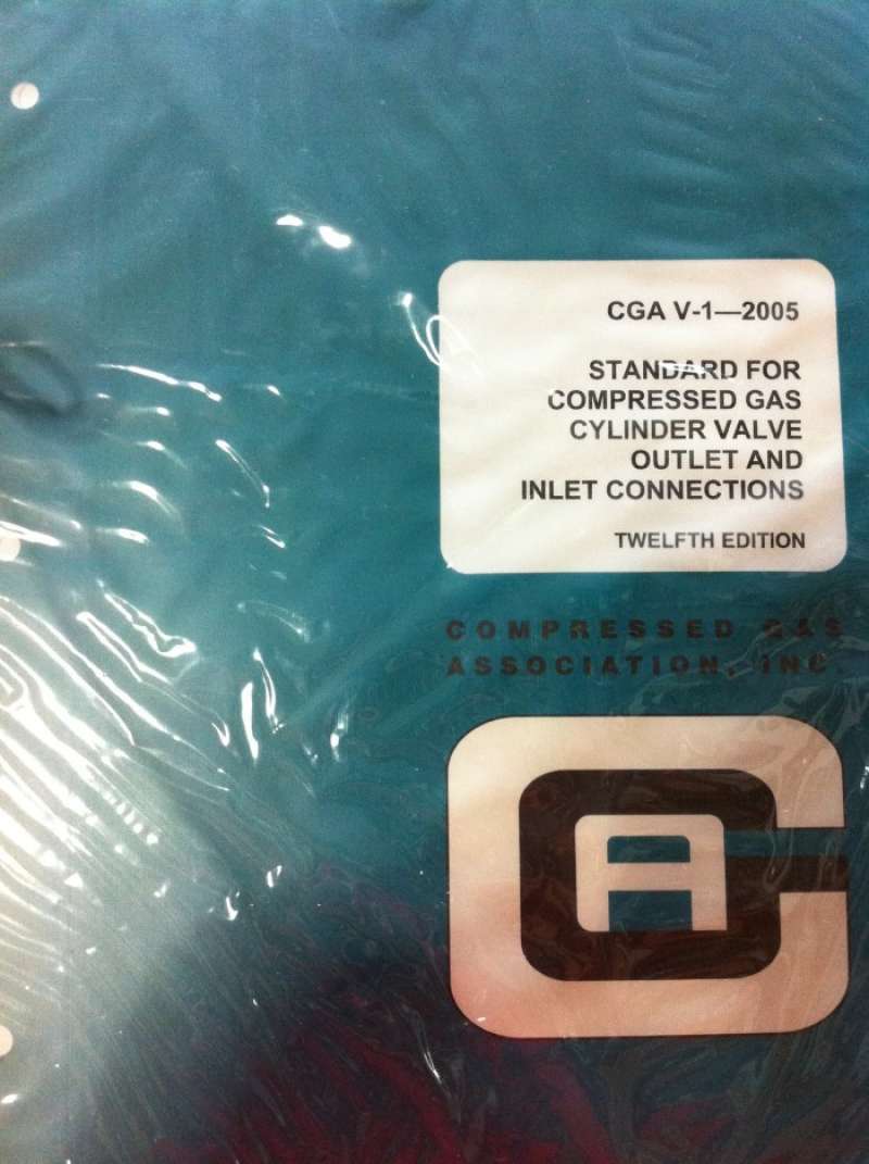 Promo Standard For Compressed Gas Cylinder Valve Outlet And Inlet ...