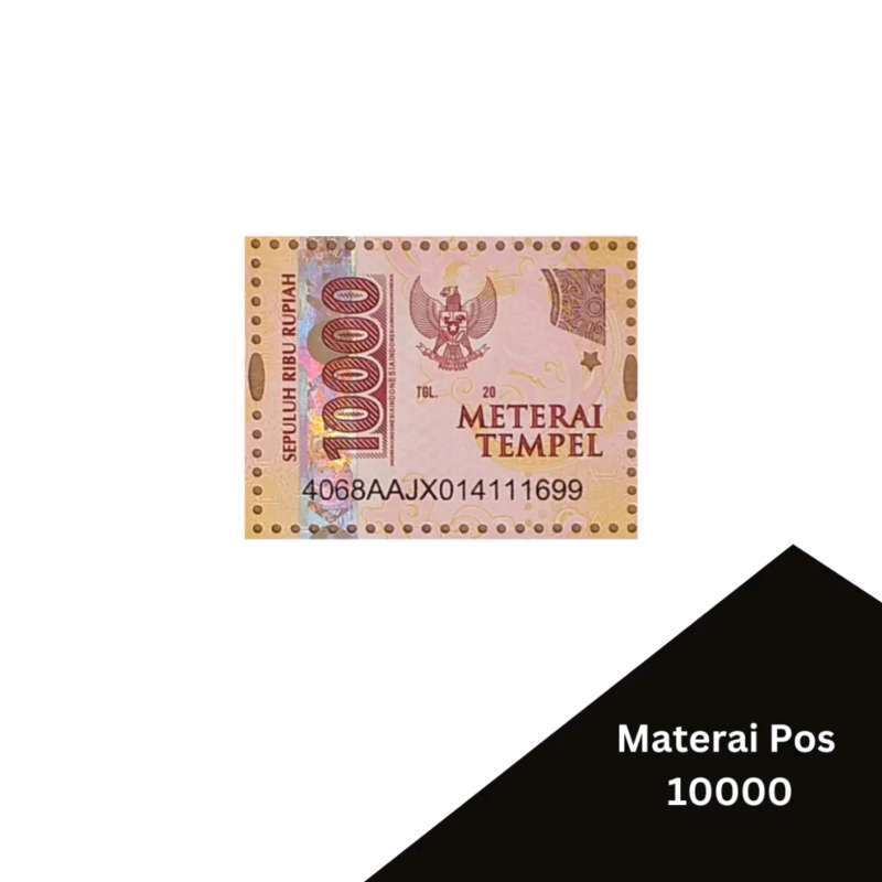 Jual Materai Pos 10000 Original di Seller Cherry Stationary - Gading ...