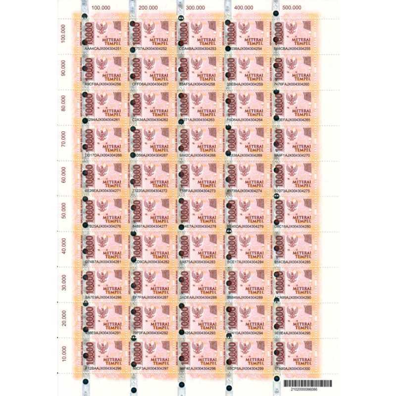 Jual Materai Pos 10000 Original di Seller Cherry Stationary - Gading ...