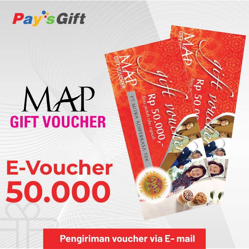 Promo [Paysgift] Voucher Digital MAP Group Value Rp 50.000 SALE Diskon ...