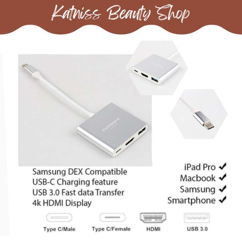 Promo Samsung Dex Usb C Hub Hdmi Usb C Adapter Monitor Macbook Type C