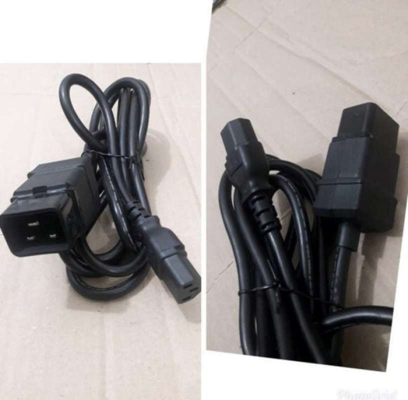 Promo Kabel Power Cord Ups C13 to C20 16A-250V 3x0.75mm 3M 3 Meter ...