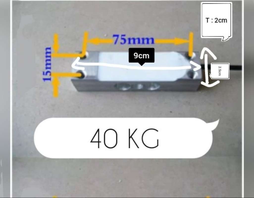 Promo Loadcell Timbangan Digital Sensor 40kg Diskon 23% di Seller ...