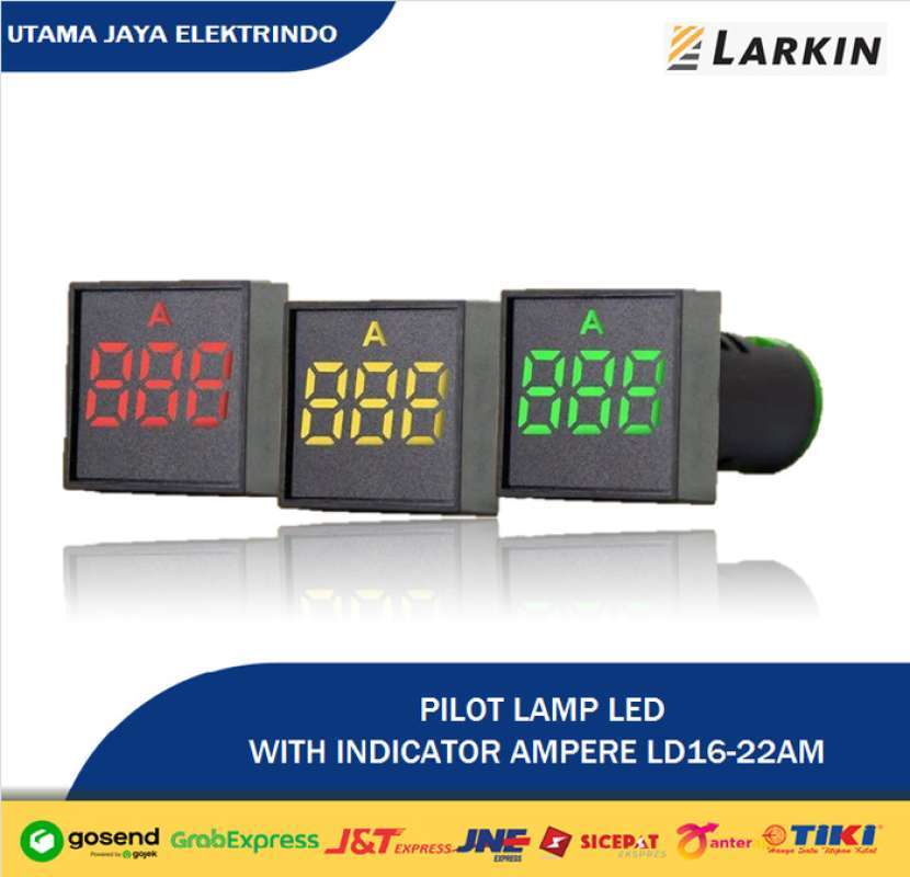Promo Pilot Lamp LED with indikator Ampere LD16-22AM LARKIN Diskon 23% ...
