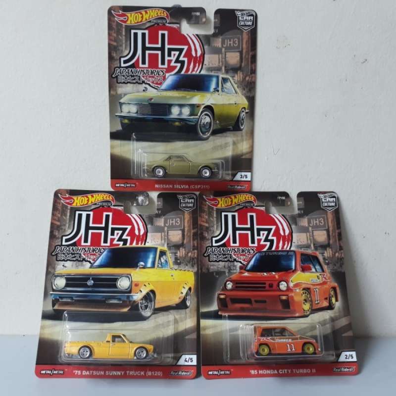 Promo Hot Wheels Set Japan Historics 3 JH3 Retro ban karet HW Car ...
