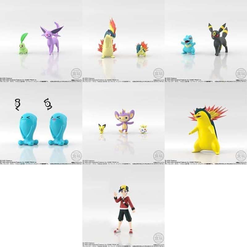 Promo Pokemon Scale World Johto - Unown (G) & Wobbuffet Figure 1/20 ...