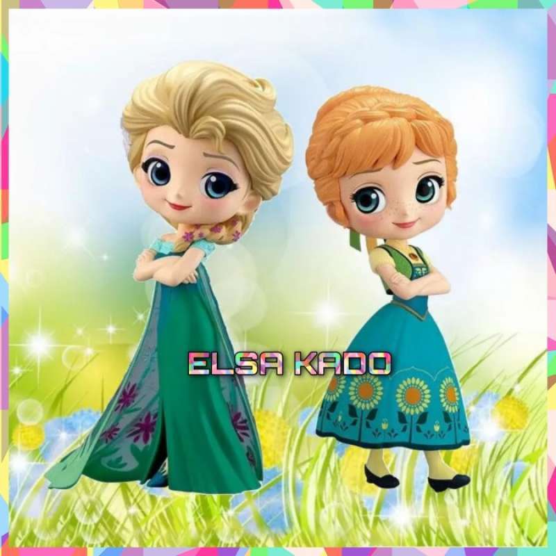 Promo Mainan cewek boneka figure disney princess frozen elsa ana ...