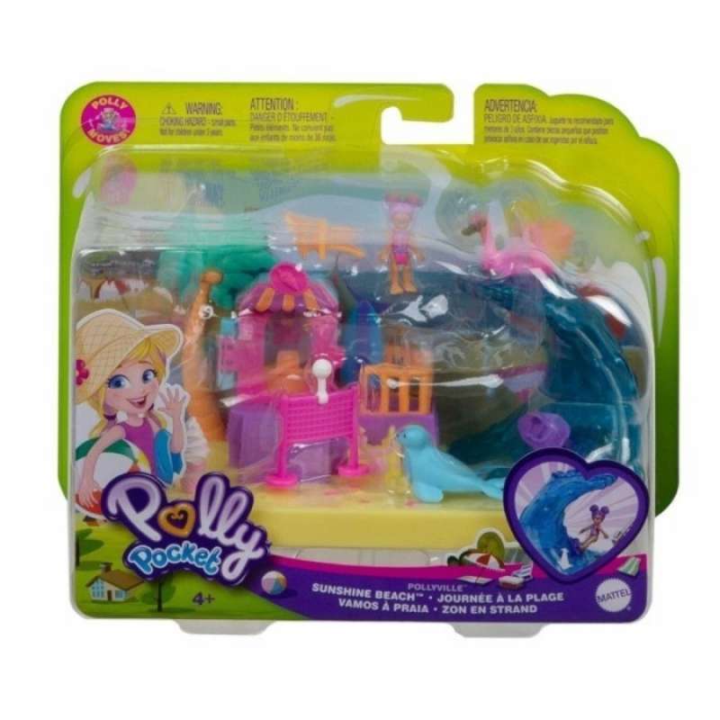 Promo Polly Pocket PollyVille Sunshine Beach Playset Diskon 23% di ...