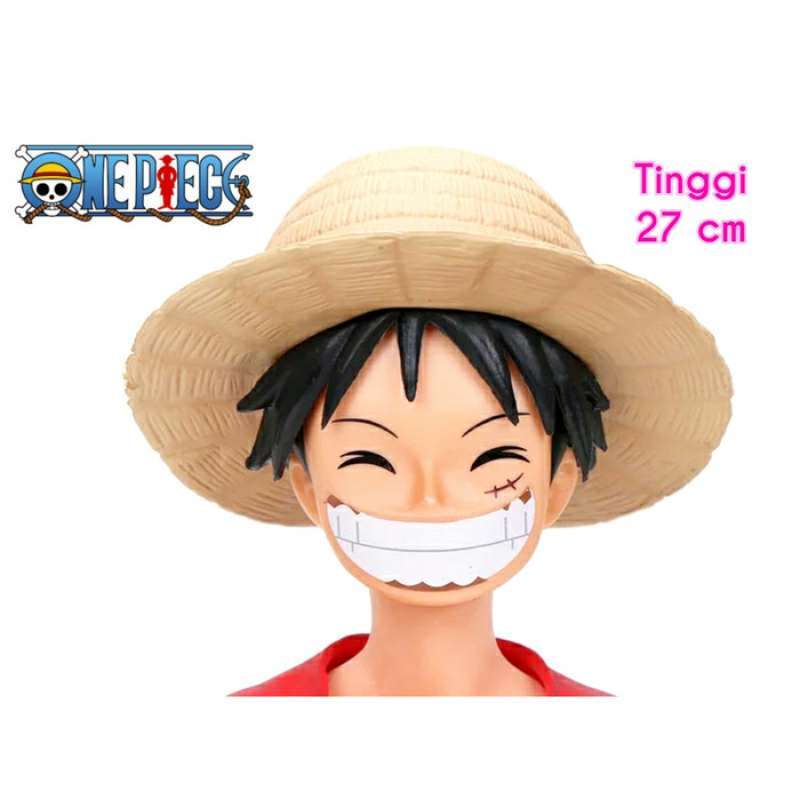 Promo monkey d luffy one piece wcf op pop vah mini chibi lufy banpresto ...