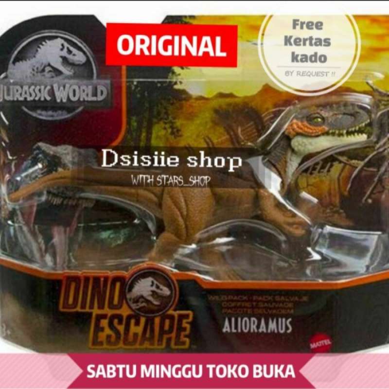 Jual Jurassic World Dino Escape Core Attack Fall Alioramus Figure Di ...
