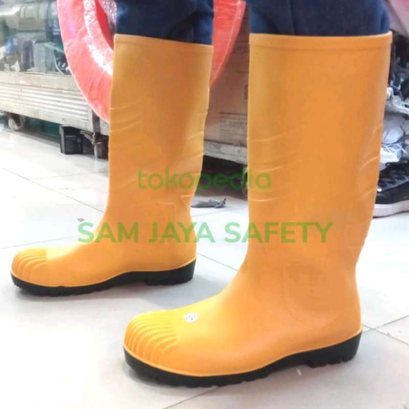 Promo Boot Karet Ujung Besi. Boot Proyek Diskon 23% di Seller Rabatan ...