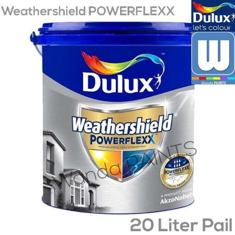 Jual Dulux Weathershield Powerflexx Brilliant White 2290 20 Liter Di