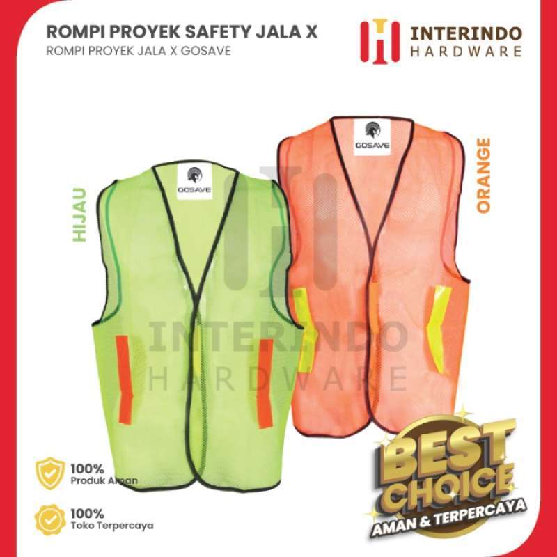 Promo Rompi Jaring Scoth X Rompi Proyek Pengaman Jala Vest Nyala Diskon ...