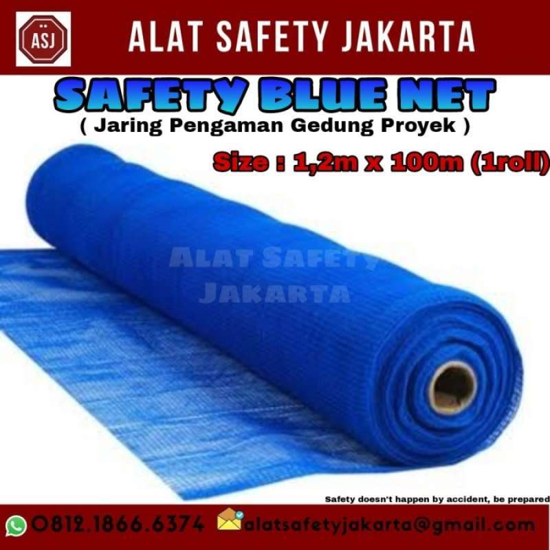 Promo Blue Net / Jaring Pengaman Gedung Proyek Polynet Biru Diskon 23% ...
