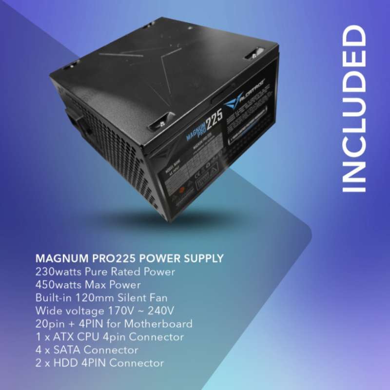 Jual Casing PC Alcatroz Futura Black S1 Case Full ATX + Power Supply di ...