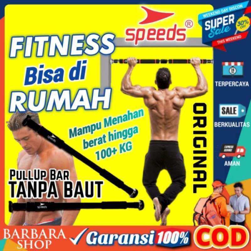 Jual Alat Pull Up Pintu Pull Up Bar Tanpa Baut Alat Olahraga Alat ...