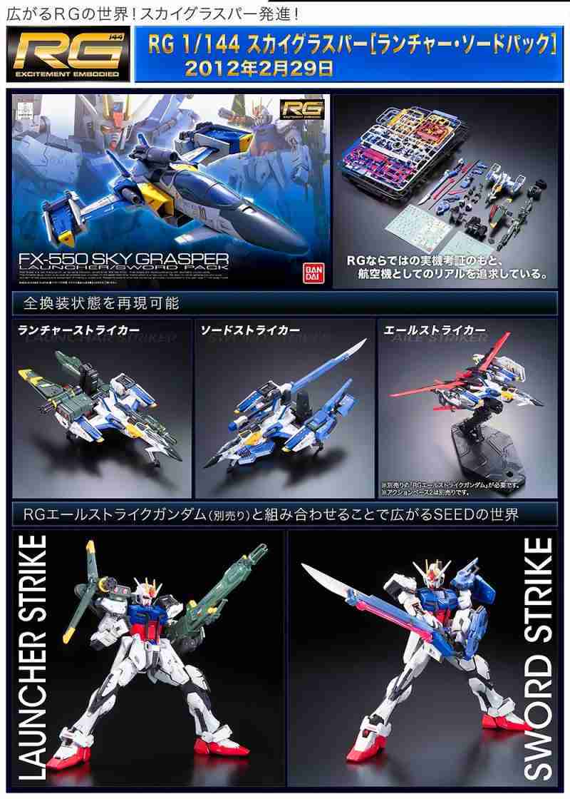 Jual RG FX 550 Skygrasper Launcher di Seller Hobtoys - Ancol, Kota ...