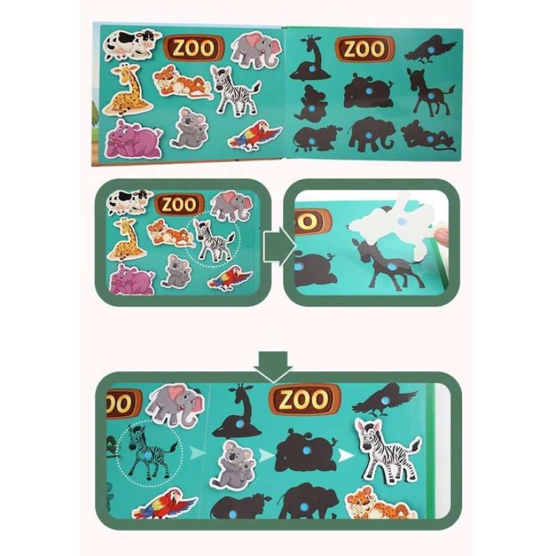 Jual Mainan Montessori Quiet Book / Buku Kreatifitas dan Imaginasi Anak ...