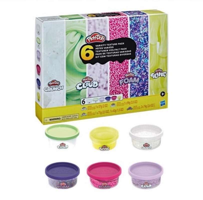 Promo Playdoh Variety Texture Pack Play-Doh Slime Cloud Foam Crunch ...