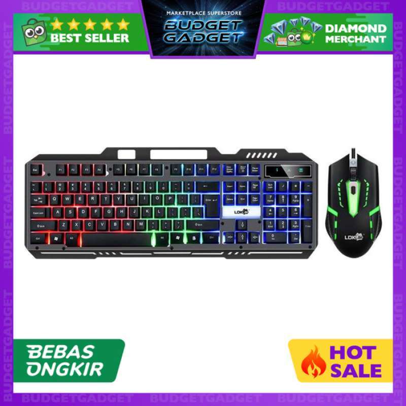 Promo LDKAI Gaming Keyboard LED with Mouse - 828 Diskon 23% di Seller ...