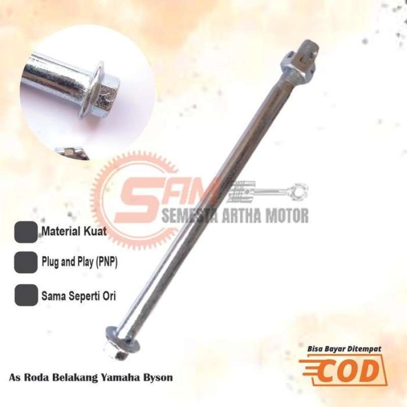 Jual As Roda Belakang Motor Yamaha Byson Baut Mur Rear Axles Bison Di ...