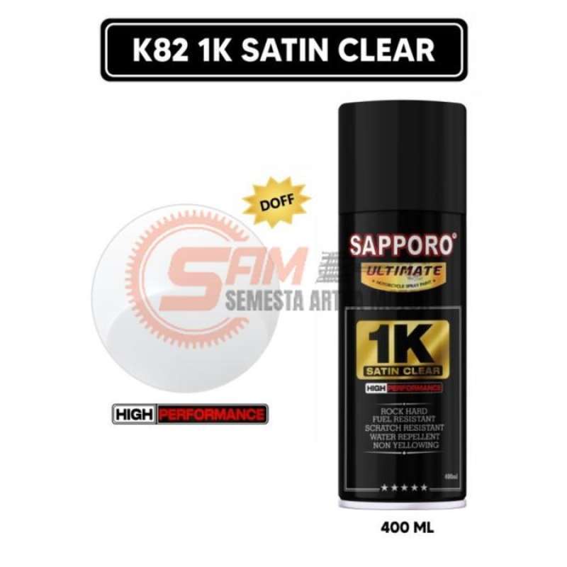 Jual Pilox Sapporo Ultimate K82 1k Satin Clear Cat Semprot Pilok ...