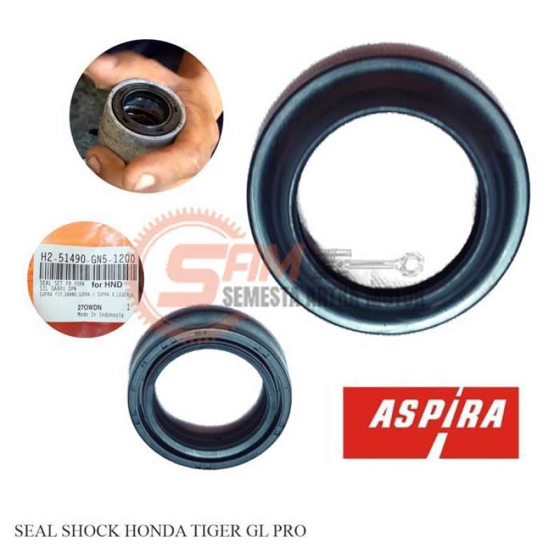 Jual Seal Shock Depan Tiger GL Pro Max Aspira Karet Sil Fork Motor ...