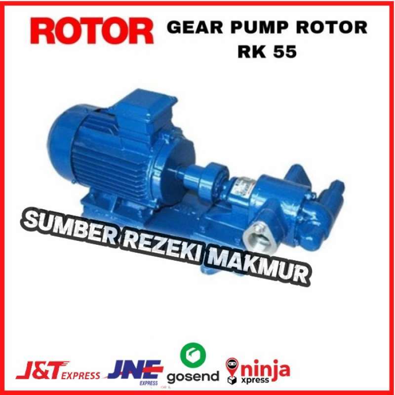 Promo POMPA GEAR PUMP ROTOR RK-55 POMPA TRANSFER OLI GEAR PUMP RK 55 ...