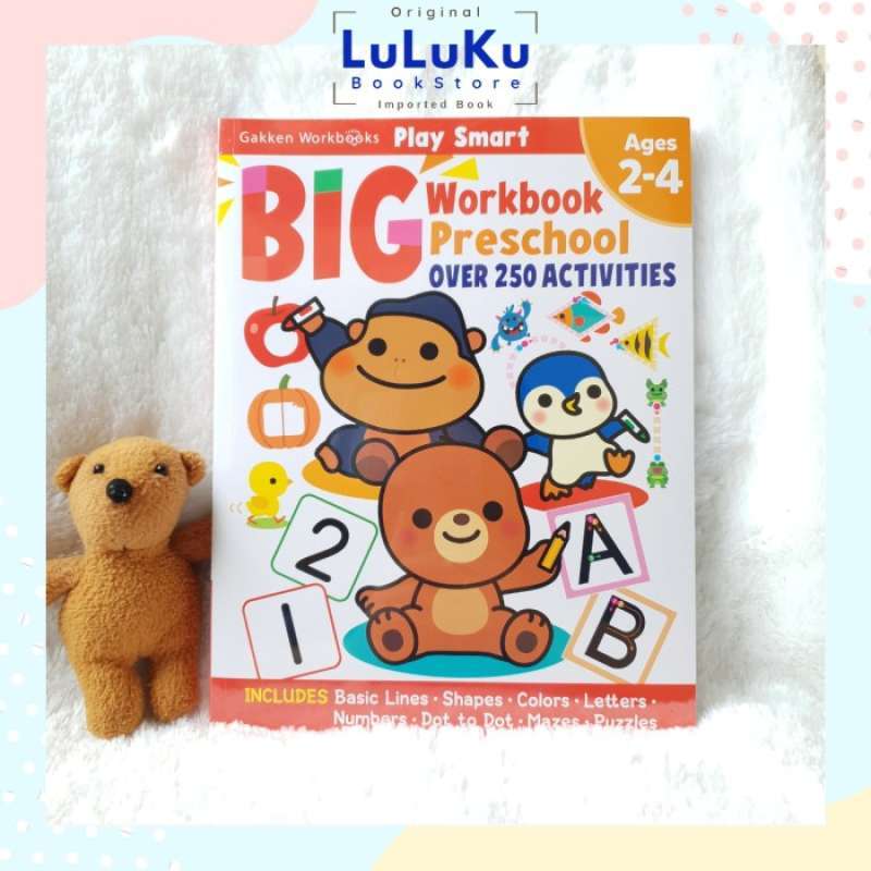 Promo BUKU ANAK GAKKEN PLAY SMART BIG PRESCHOOL WORKBOOK WORKBOOKS AGES ...