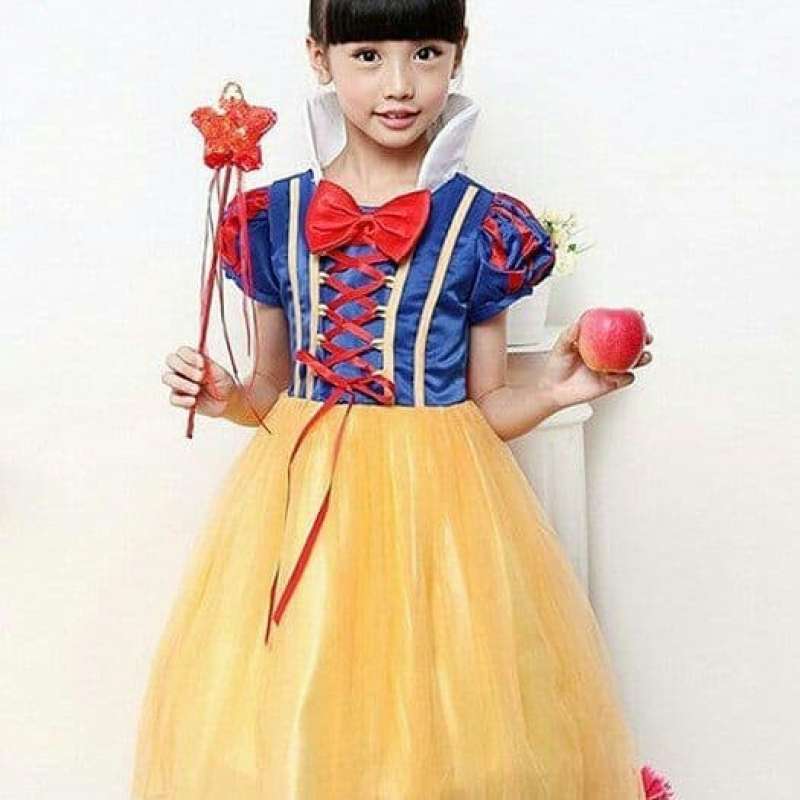 Promo Dress Baju Costume Kostum Gaun Princess Disney Snow White Putri ...