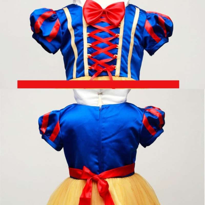 Promo Dress Baju Costume Kostum Gaun Princess Disney Snow White Putri ...