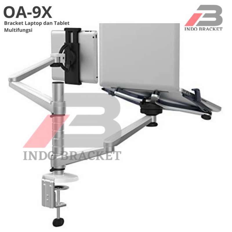 Promo Bracket Braket Breket Laptop dan Tablet Holder Jepit Meja ...