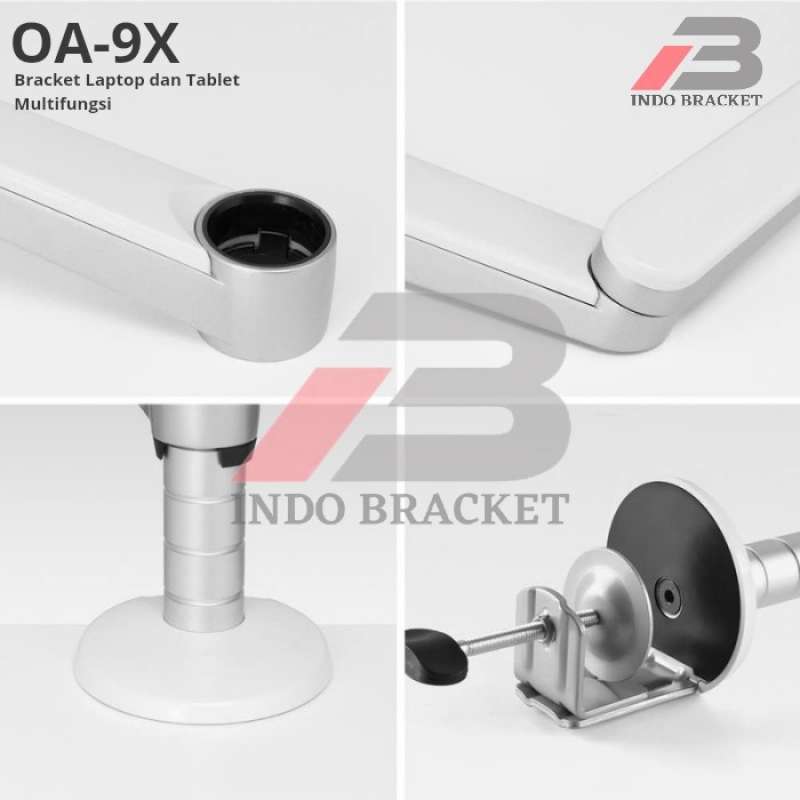 Promo Bracket Braket Breket Laptop dan Tablet Holder Jepit Meja ...
