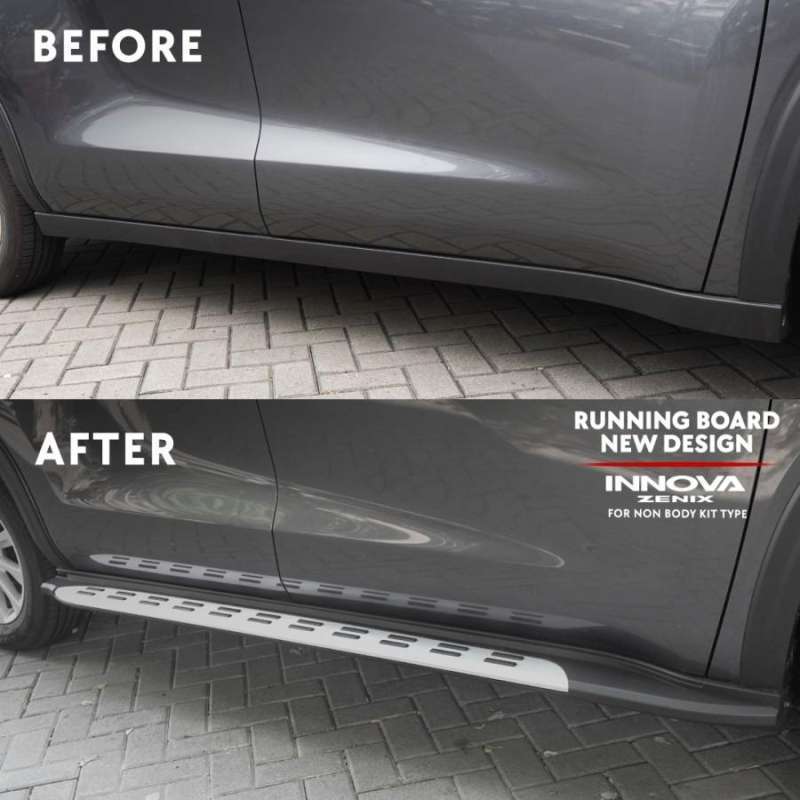 Jual Foot step Running Board Innova ZENIX (10pcs) New Design Otoproject ...