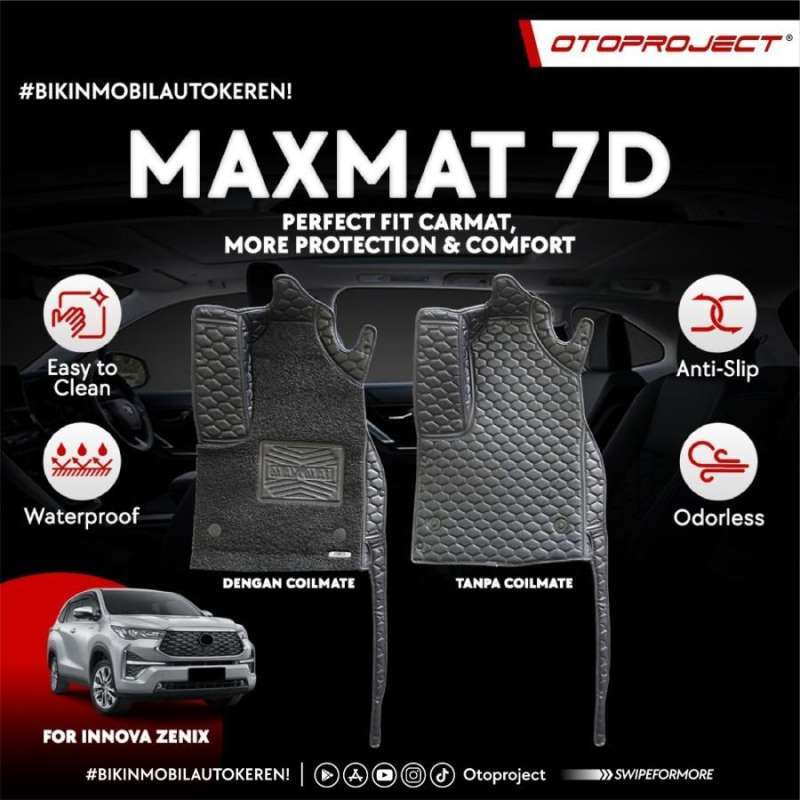 Promo Karpet MAXMAT 7D Innova Zenix 2022 UP tanpa Coil Mat Diskon 9% di ...