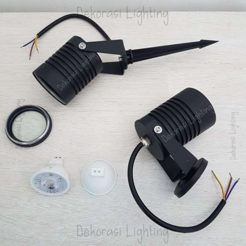 Promo Lampu sorot taman waterproof spotlight plafon dinding tancap ...