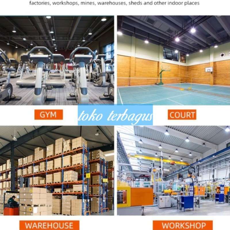 Promo Lampu gantung industri gudang led 30watt Highbay LED AWET TERANG ...