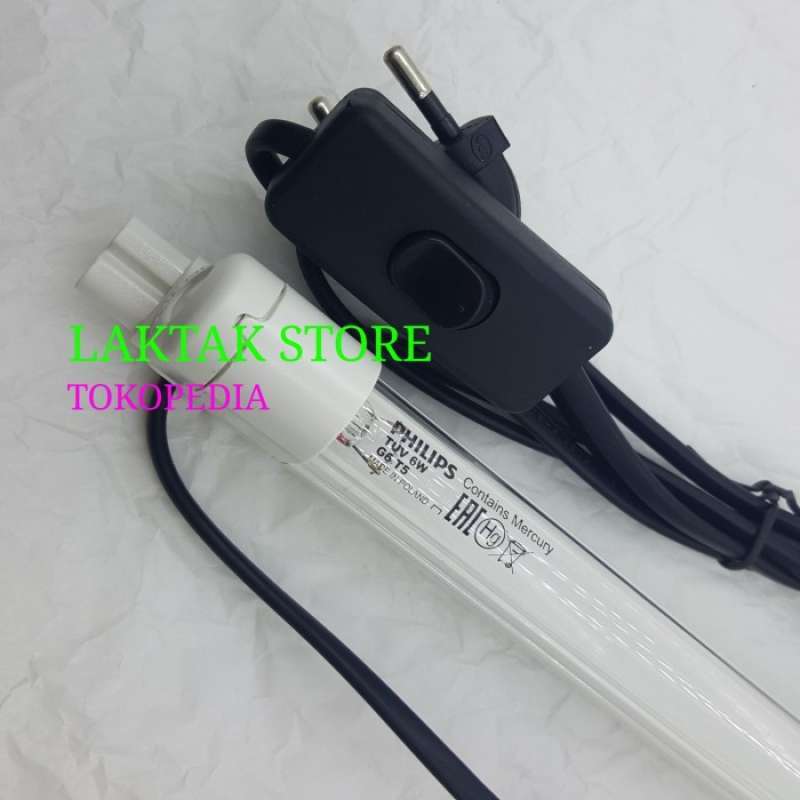 Promo Lampu Ultraviolet TUV 6w Germicidal UVC Full Set Batten Diskon 23 ...
