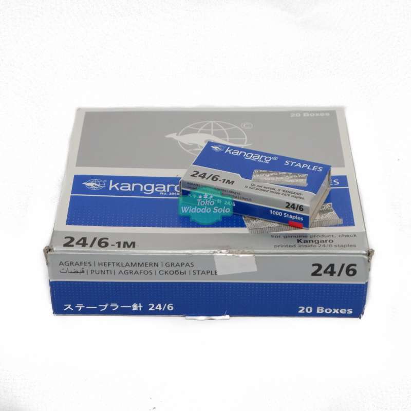 Jual Isi Stapler Besar Kangaro No 3 24/6 Staples Refill Stapler - 1 Box ... Jual Isi Stapler Besar Kangaro No 3 24/6 Staples Refill Stapler - 1 Box ...