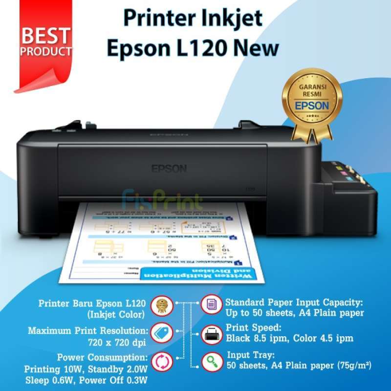 Promo Printer Epson L120 Ink Tank Printer Epson L120 L 120 L120 Infus ...