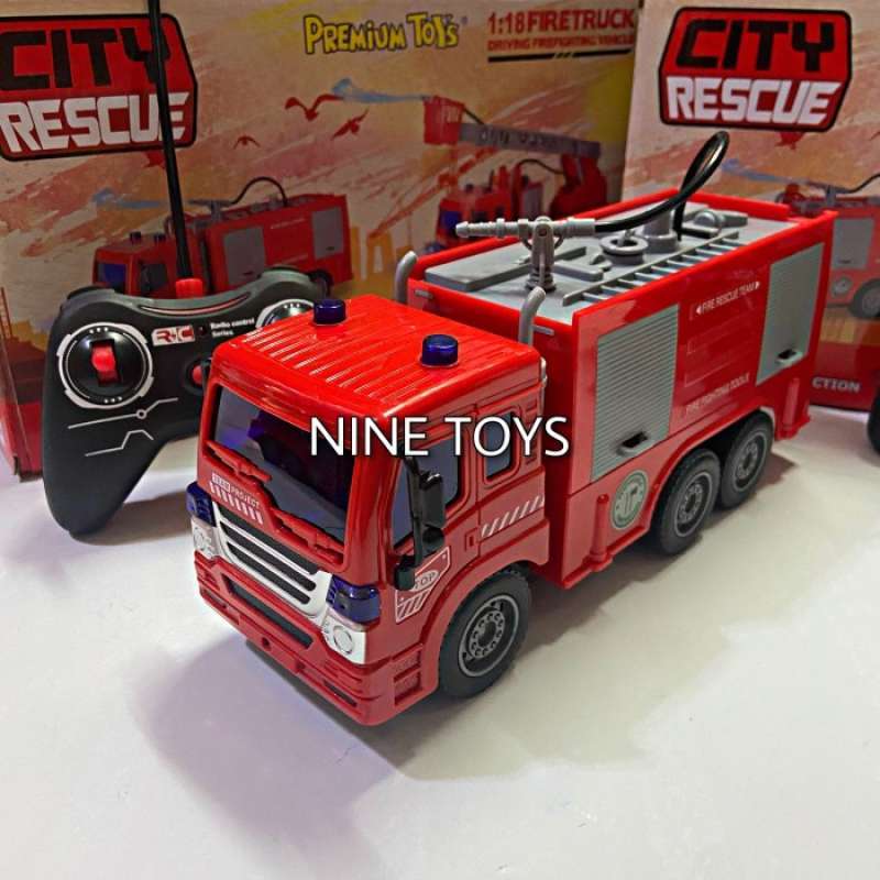 Promo MOBIL REMOTE CONTROL PEMADAM FIRE ENGINE TRUCK PEMADAM RC DAMKAR ...