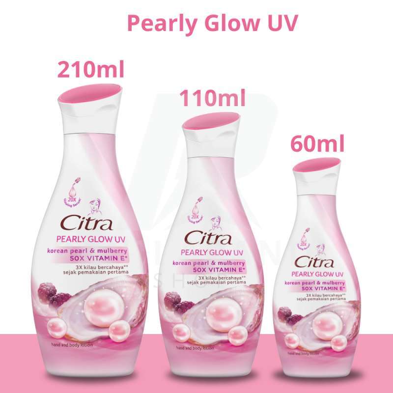 Jual Citra Pearly Glow Uv Hand And Body Lotion - 210ml Di Seller Intan ...
